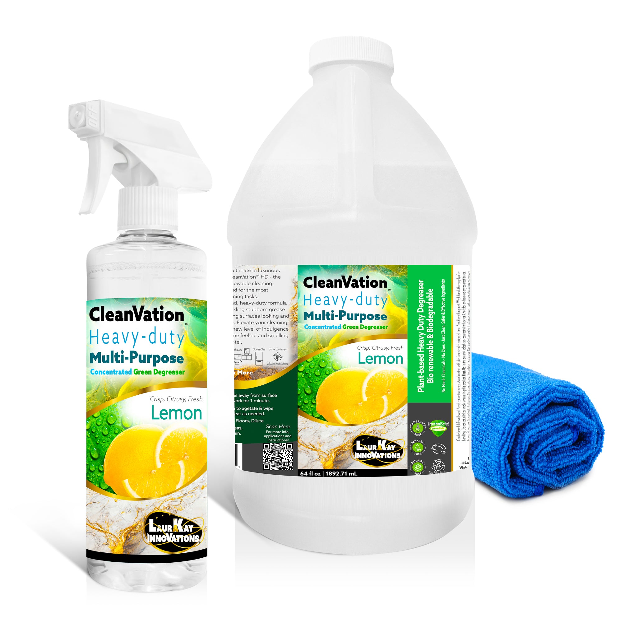 CleanVation™ Heavy Duty Concentrated Safe Degreaser 3 in 1 Multi-Surfa